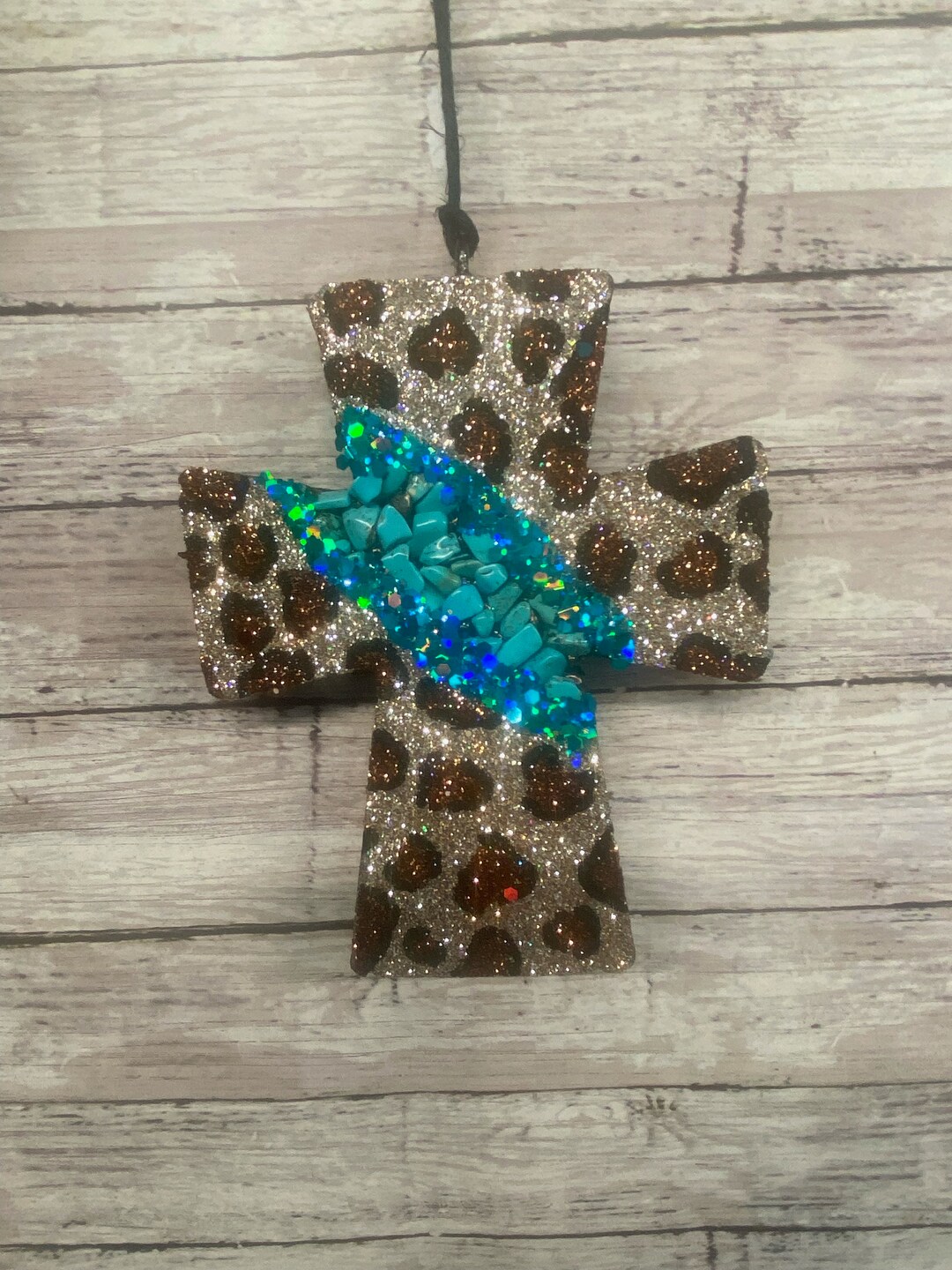 Large Cross Car Freshie/turquoise Freshie/car Freshie/freshy - Etsy
