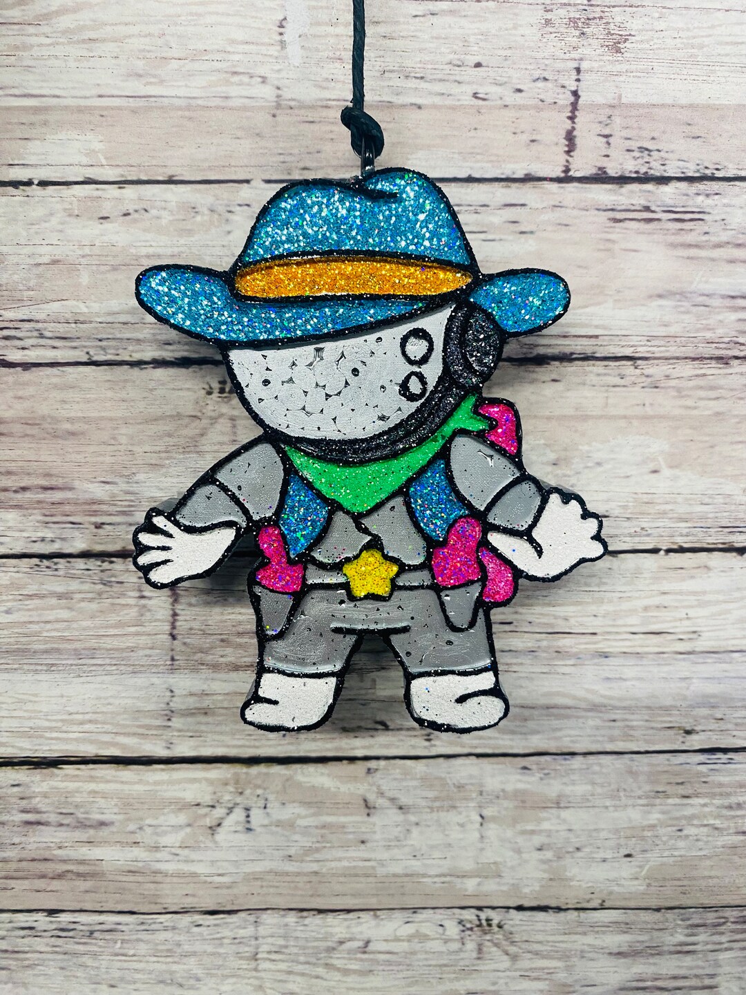 Space Cowboy Custom Car Freshie/car Freshener/car Freshy - Etsy