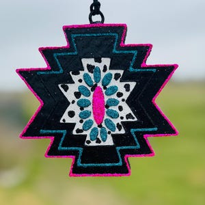 Aztec With Squash Blossom Custom Car Freshie/western Freshie ...