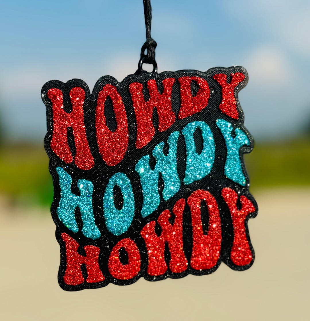 Howdy Howdy Howdy Car Freshie/car Freshener/freshy/custom Freshie/car ...