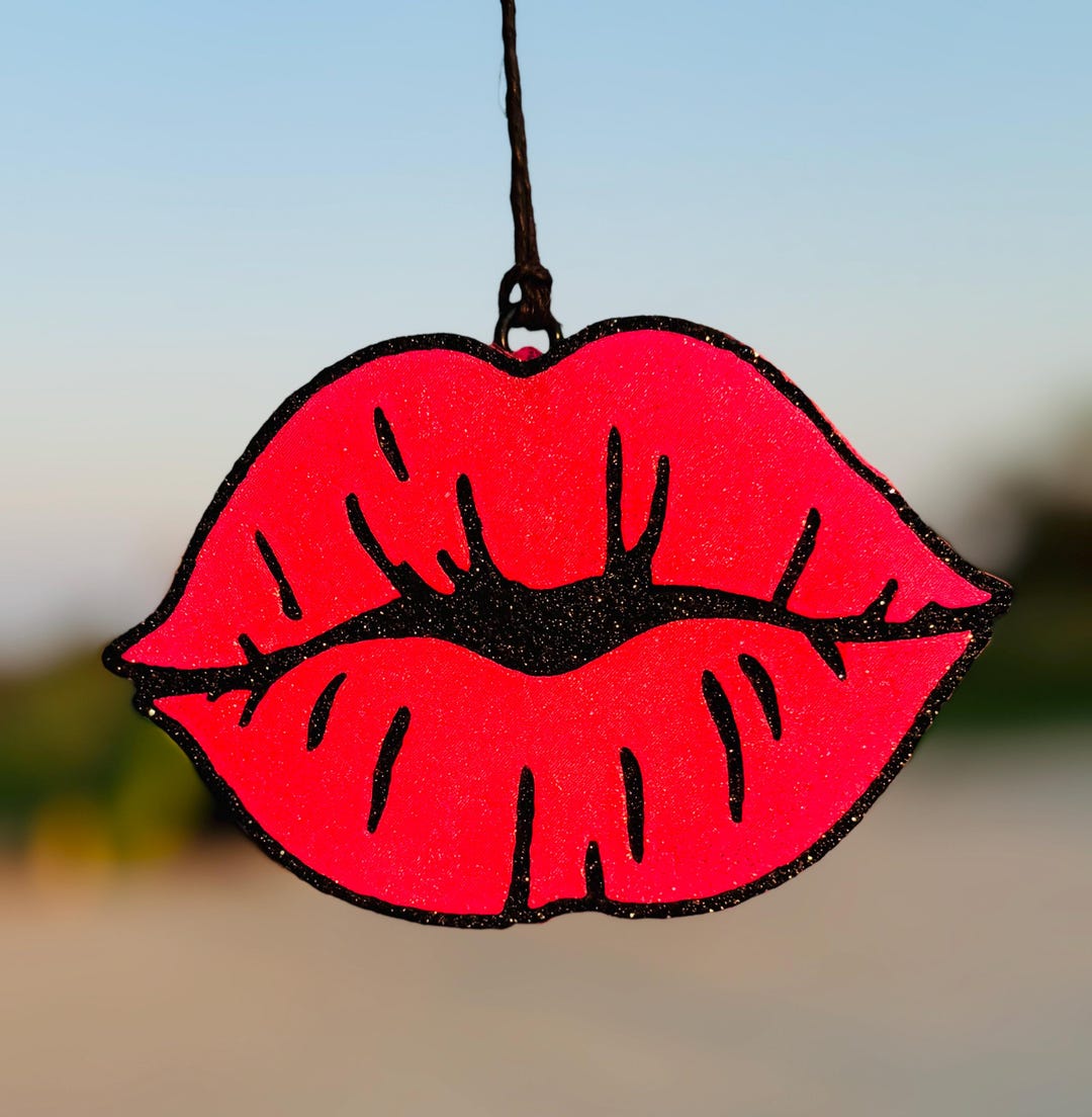 Lips Car Freshie: Handmade Scented Air Freshener - Etsy