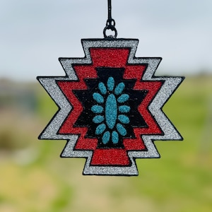 Aztec With Squash Blossom Custom Car Freshie/western Freshie ...