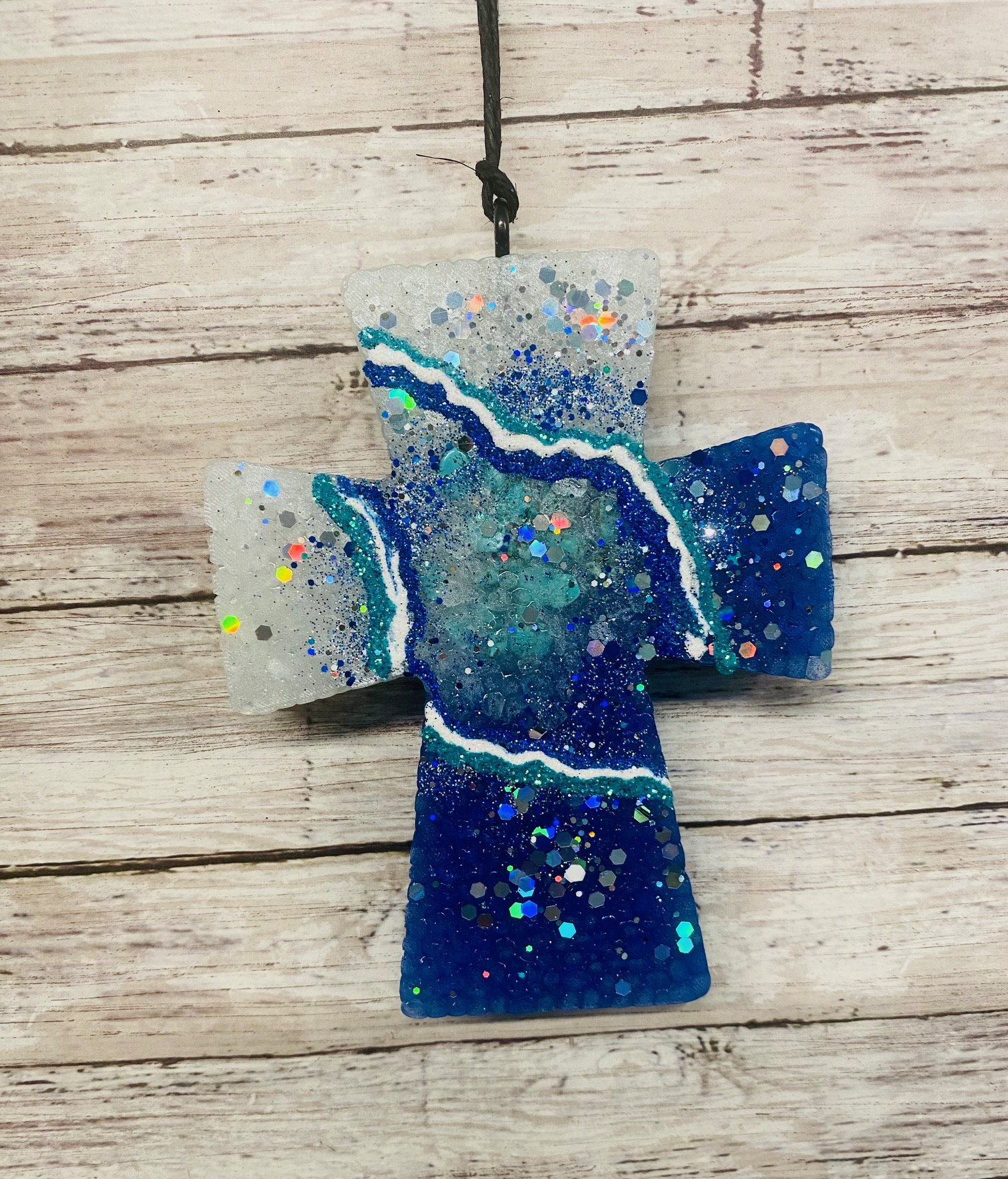 Large Cross Car Freshie/turquoise Freshie/car Freshie/freshy - Etsy