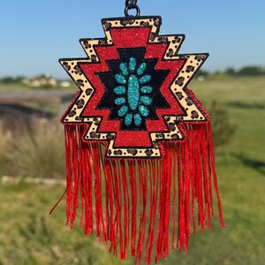 Aztec With Squash Blossom Custom Car Freshie/western Freshie ...