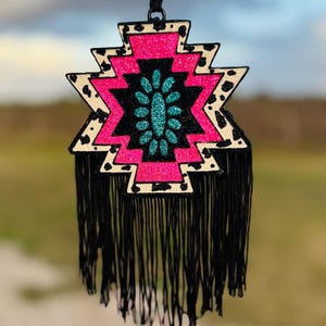 Aztec With Squash Blossom Custom Car Freshie/western Freshie ...