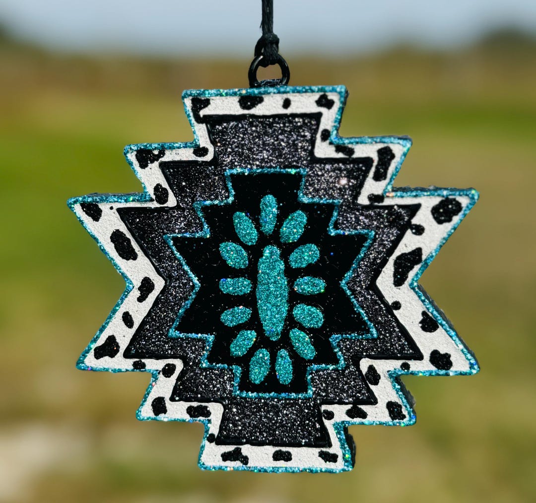 Aztec With Squash Blossom Custom Car Freshie/western Freshie ...