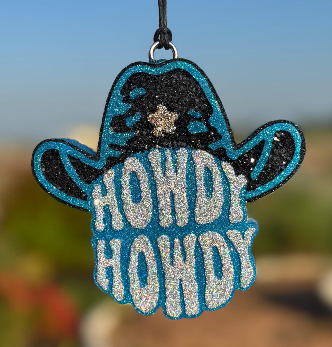 Howdy Cowboy Hat Car Freshie: Western Car Scent - Etsy