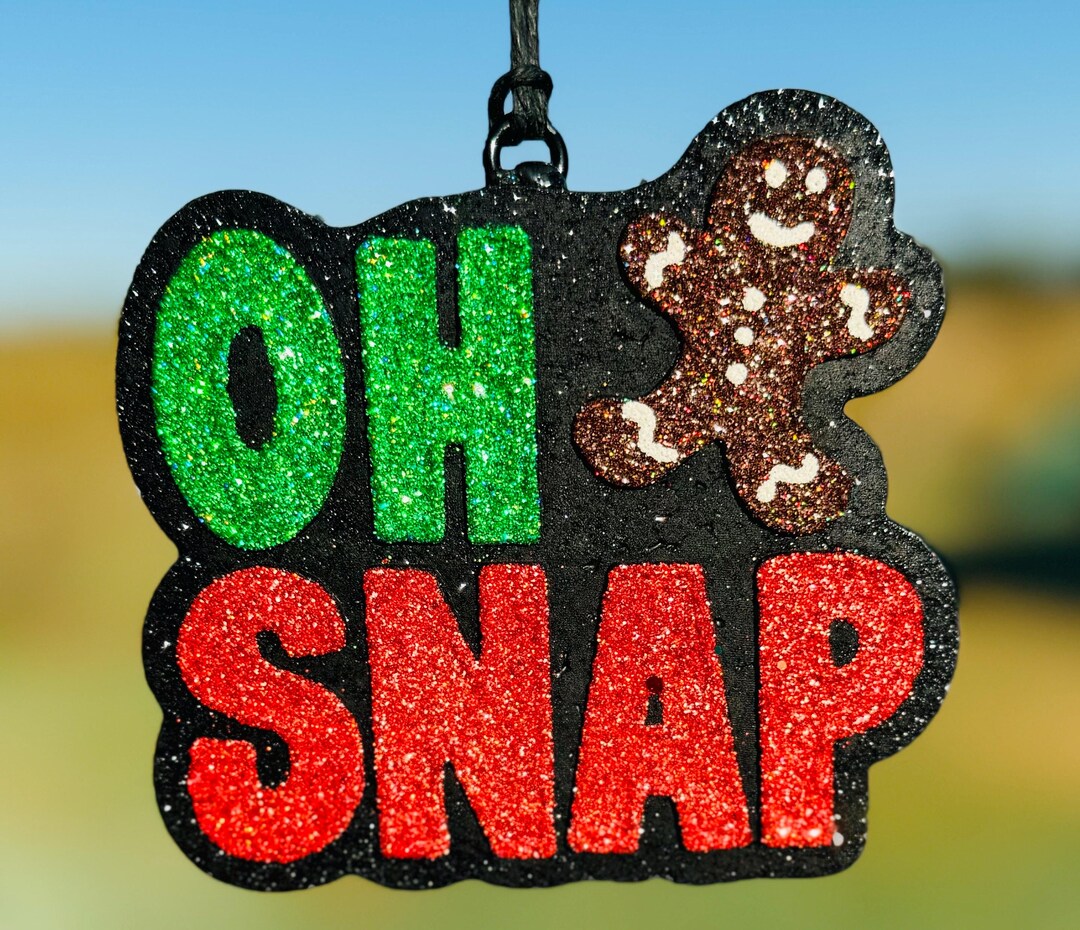Oh Snap Gingerbread Freshie/ Custom Car Freshie/car Freshener/car ...
