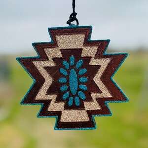 Aztec With Squash Blossom Custom Car Freshie/western Freshie ...