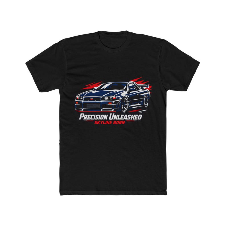 1990s Nissan Skyline GT-R R34 Graphic T-shirt JDM Streetwear Racing Car ...