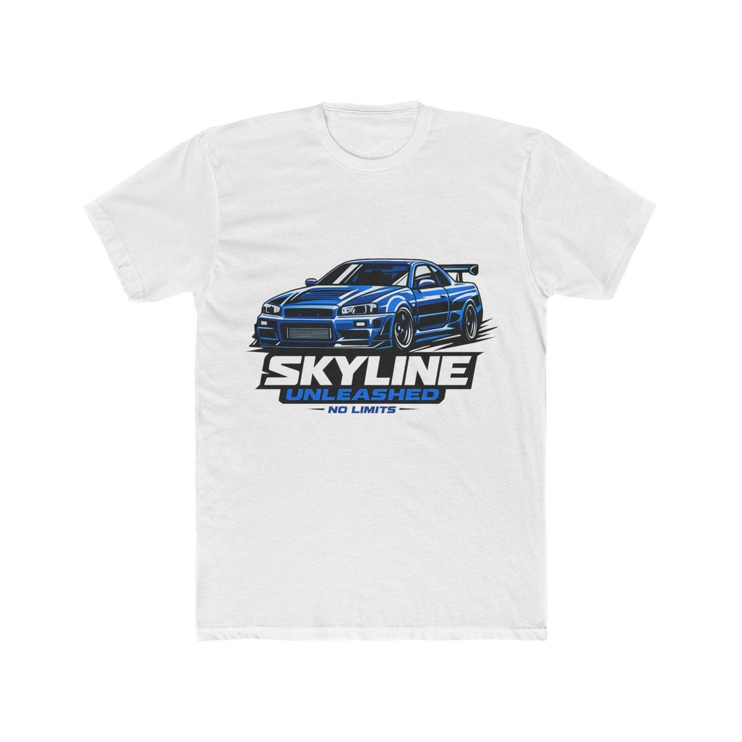 Nissan Skyline GT-R R34 Graphic T-shirt Japan JDM Streetwear Racer Tee ...