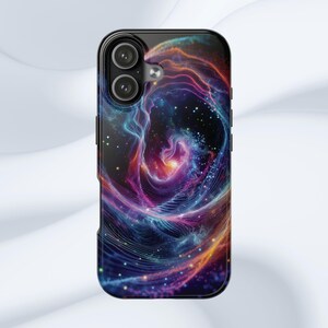 Cosmic Dance of Particles and Waves Tough Phone Case | Space Galaxy ...
