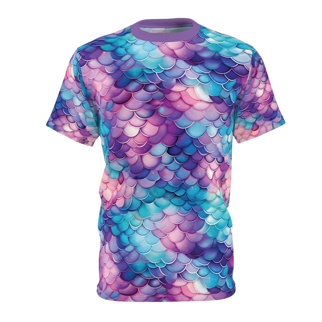 Mermaid Scales Unisex T-shirt: All-over-print Costume Tee - Etsy