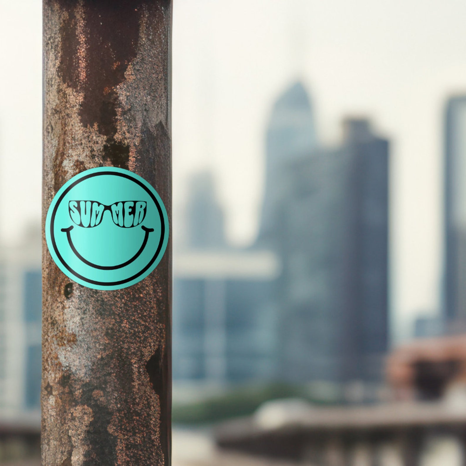 Summer Smiley Face Digital Download SVG PNG JPG Ai Pdf, Dxf, Summer ...