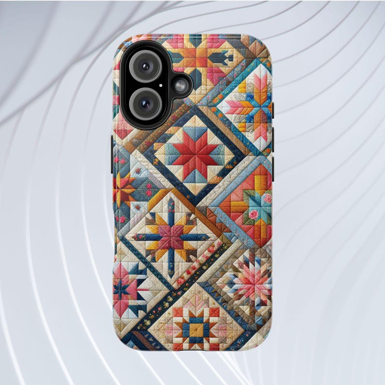 Patchwork Quilt Pattern Phone Case: Protective Lexan Plastic Cover - Etsy