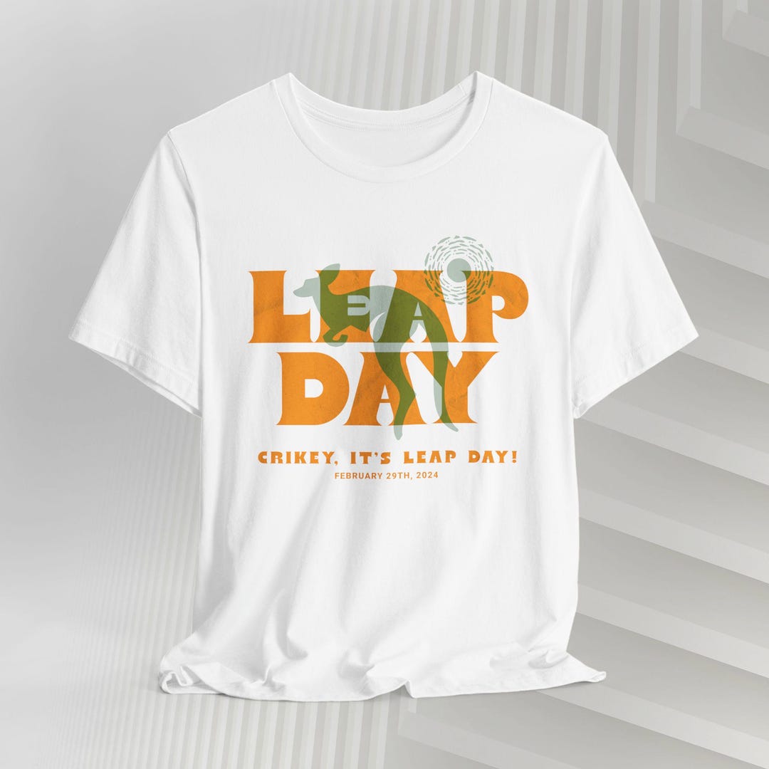 Leap Year Day T-shirt: Crikey Australia Kangaroo Humor Tee - Etsy