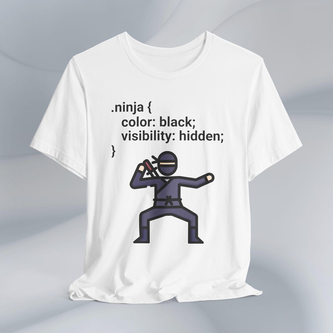 CSS Programmer Coder T-shirt, Programmer Humor, Software Engineer ...