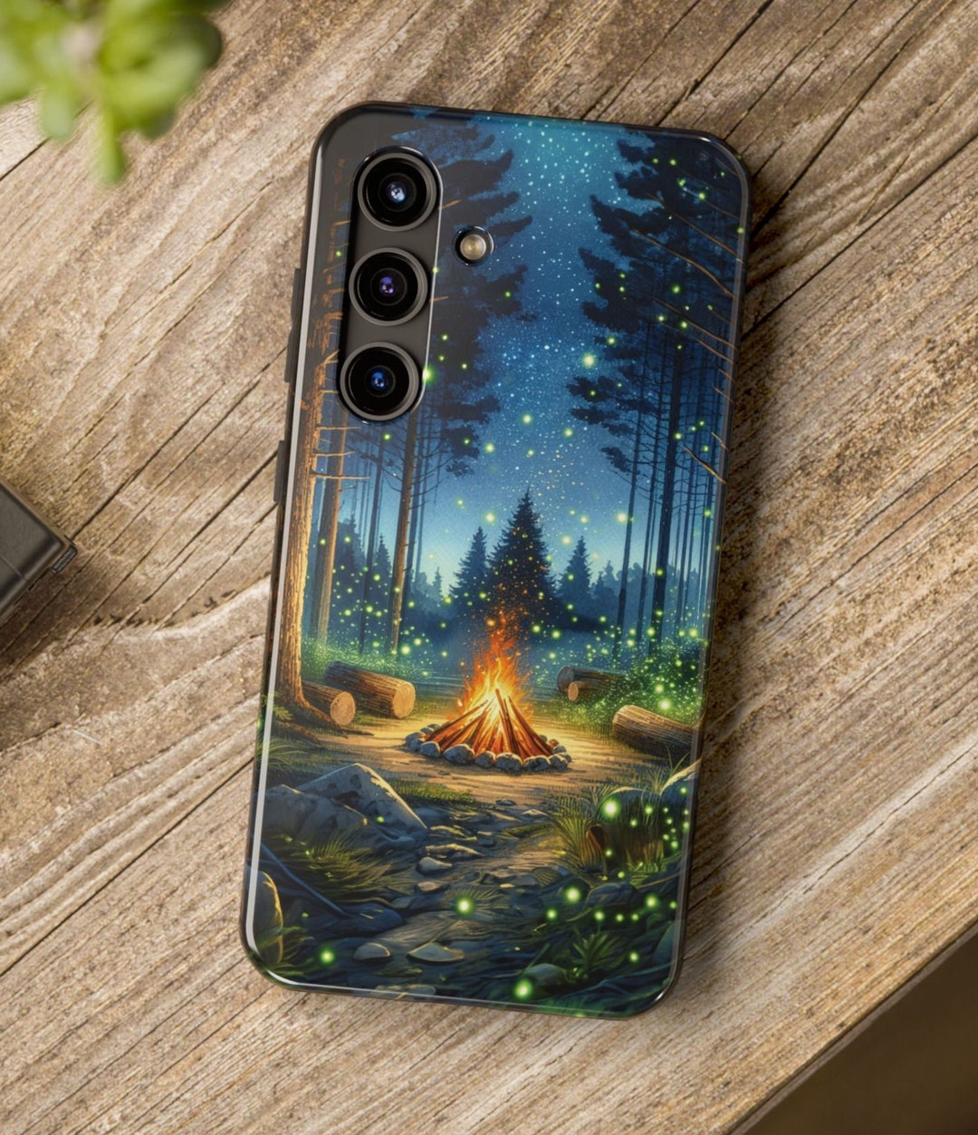 Fireflies Campfire Forest Case for iPhone 15 14 13 12 Pro Max Mini SE ...