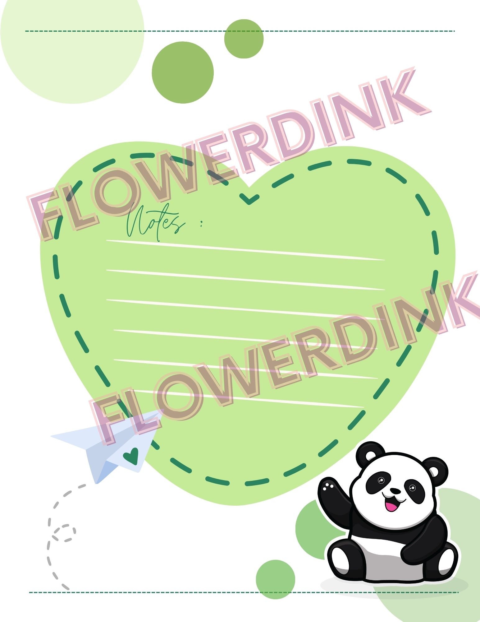 Letter Writting Paper Panda Printable Papel Descargable JW - Etsy