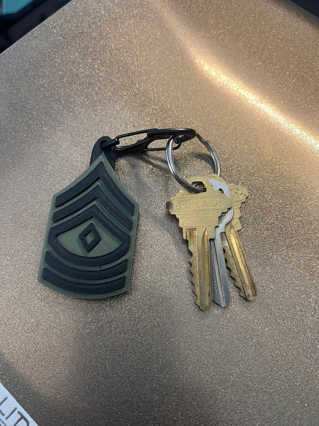 US Army 1st Sergeant E8 Key Chain - Etsy