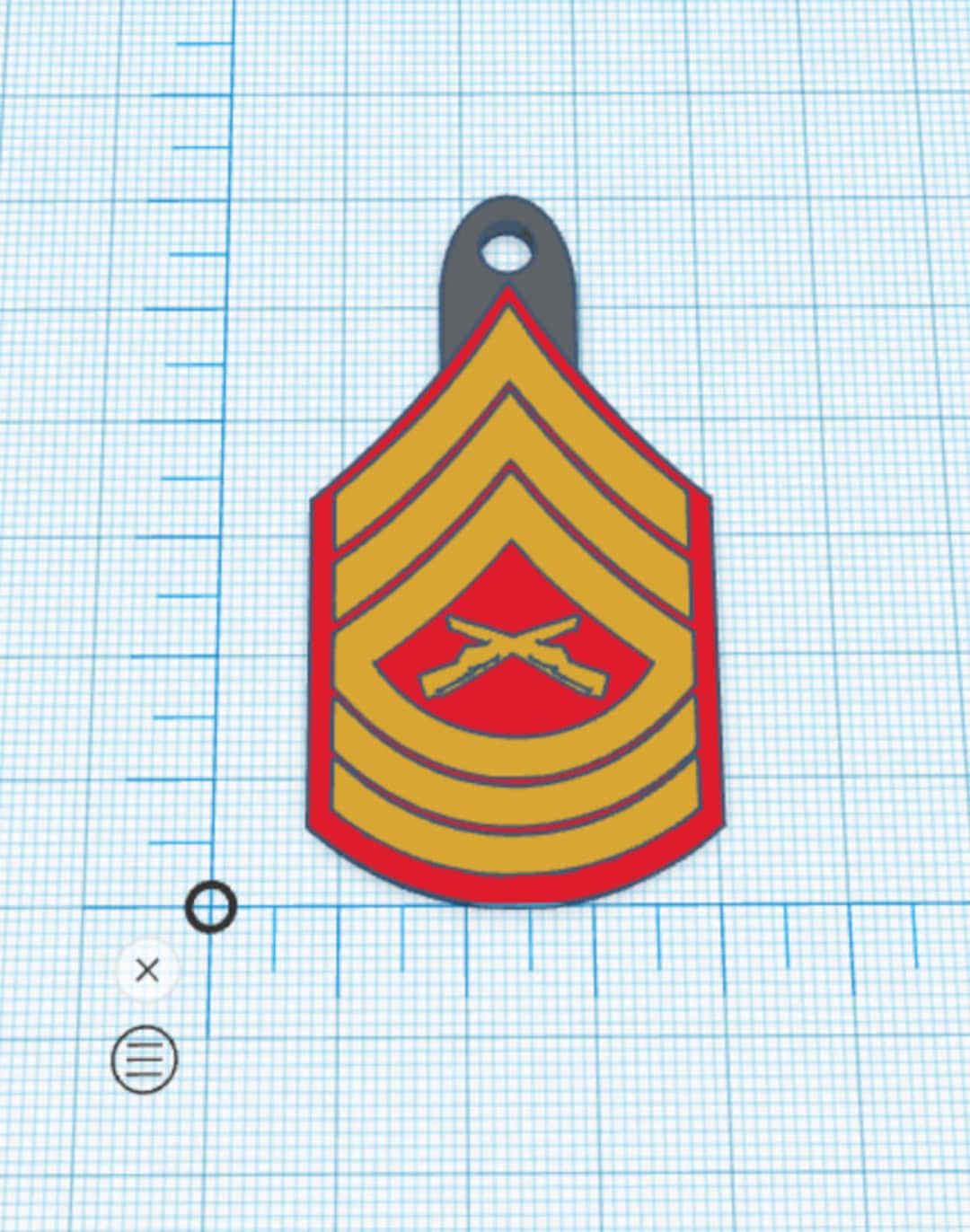 US Marine Corps Master Sergeant E8 Key Chain - Etsy