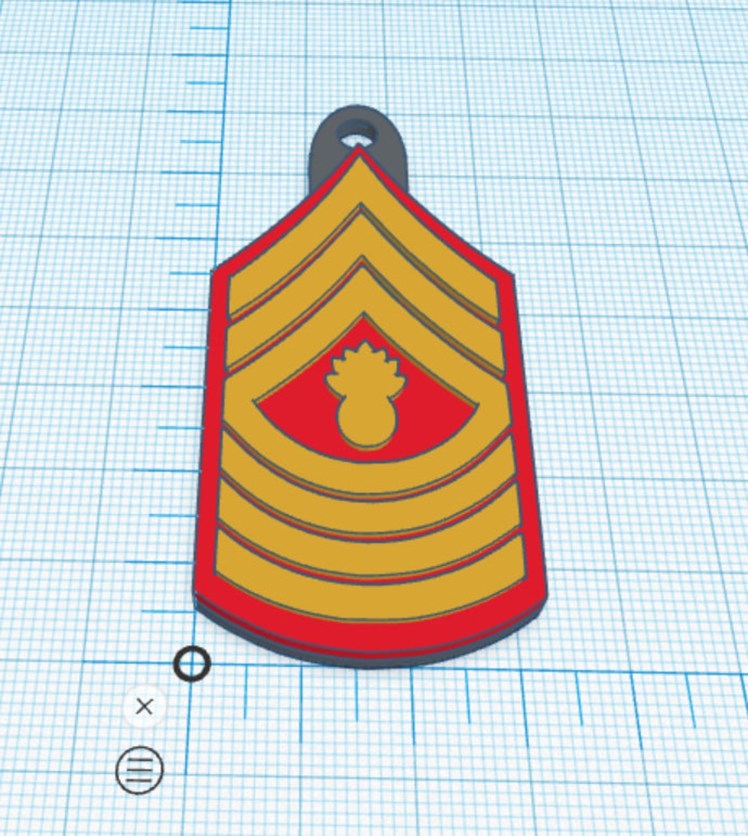 US Marine Corps Master Gunnery Sergeant E9 Key Chain - Etsy