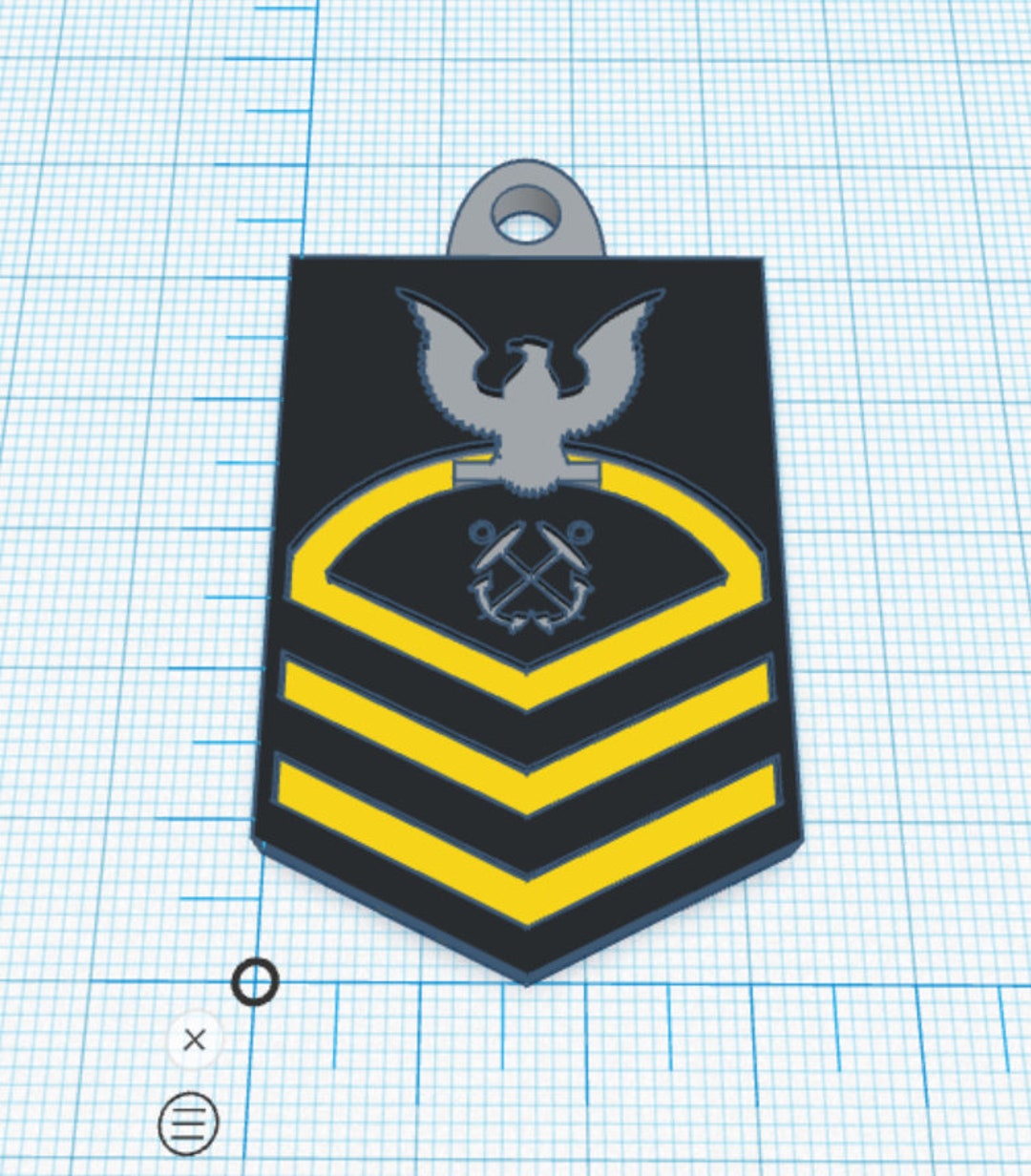 US Navy Chief Petty Officer E7 Key Chain - Etsy