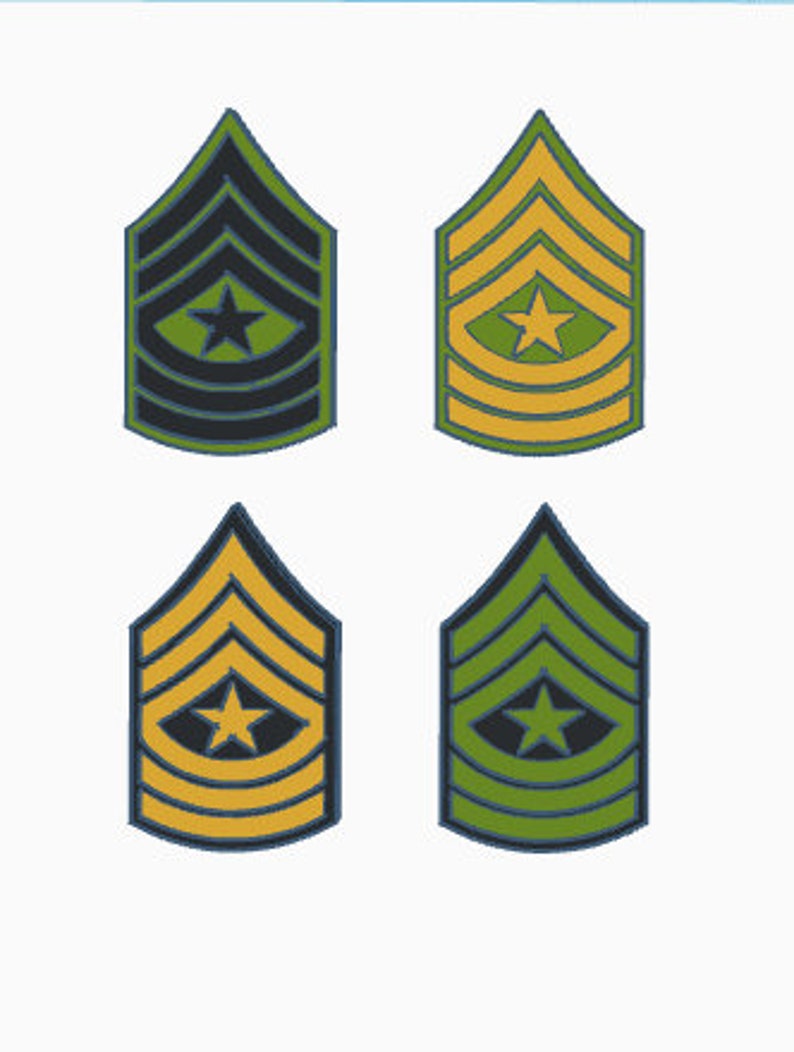 US Army Sergeant Major E-9 Fridge Magnet - Etsy