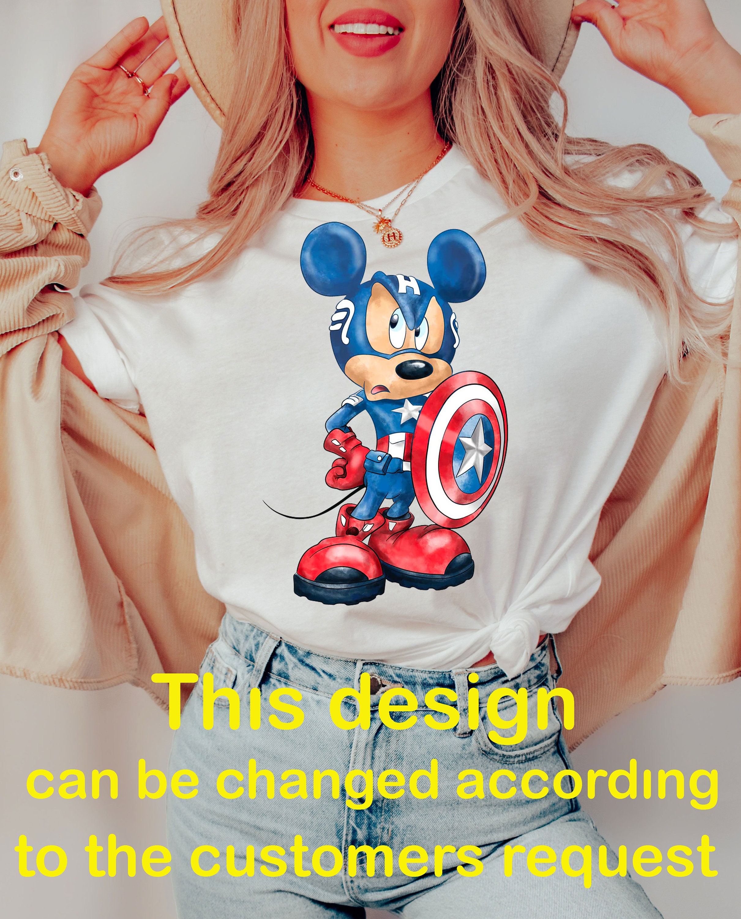 Superhero Mickey Shirt, Avengers Mickey Shirt, Captain America Mickey ...