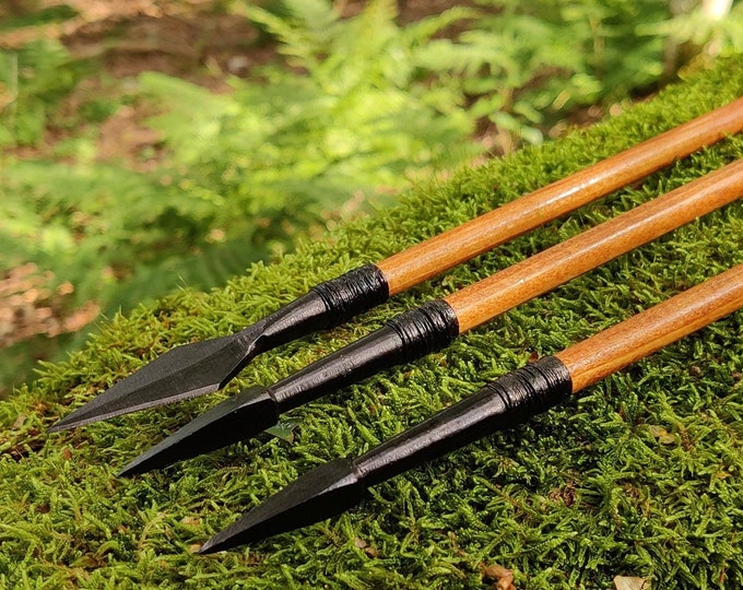 Handmade Traditional War Arrows - "war Raven" [set of 3] - Etsy