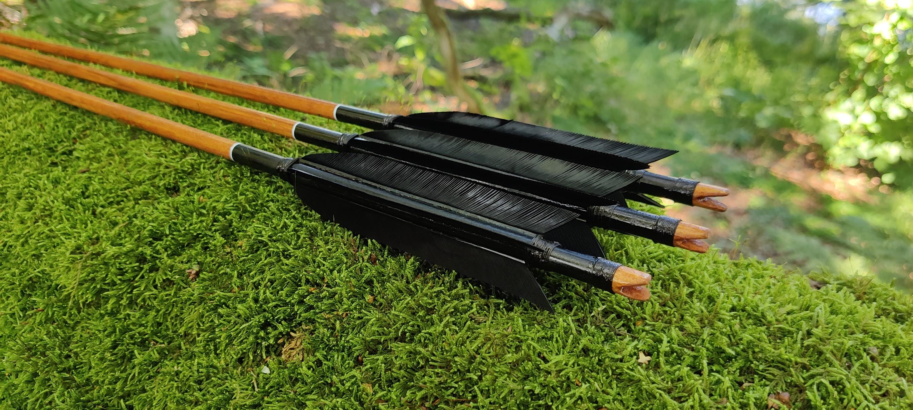 Handmade Traditional War Arrows war Raven set of 3 - Etsy