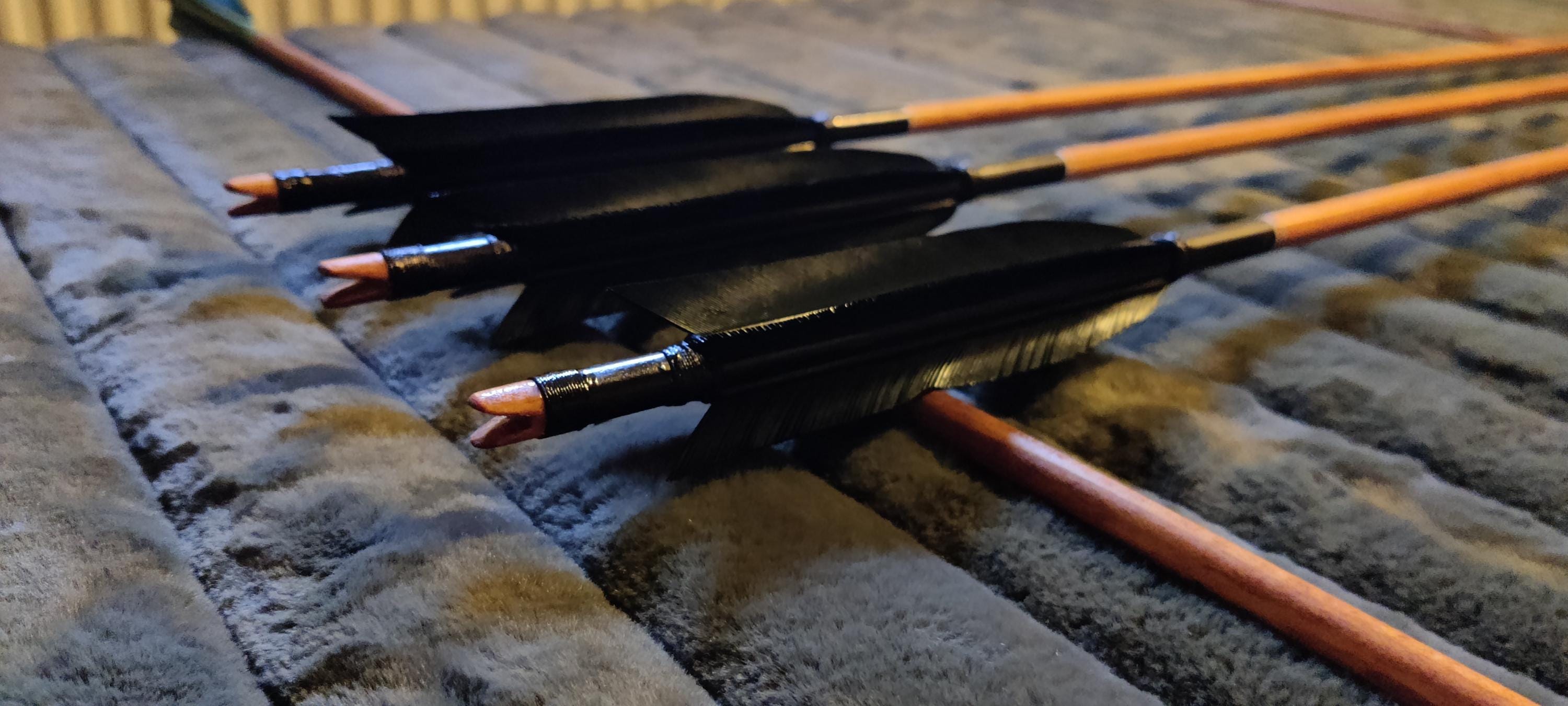 Handmade Traditional War Arrows war Raven set of 3 - Etsy