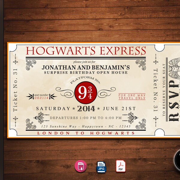 Train Invitation - Etsy