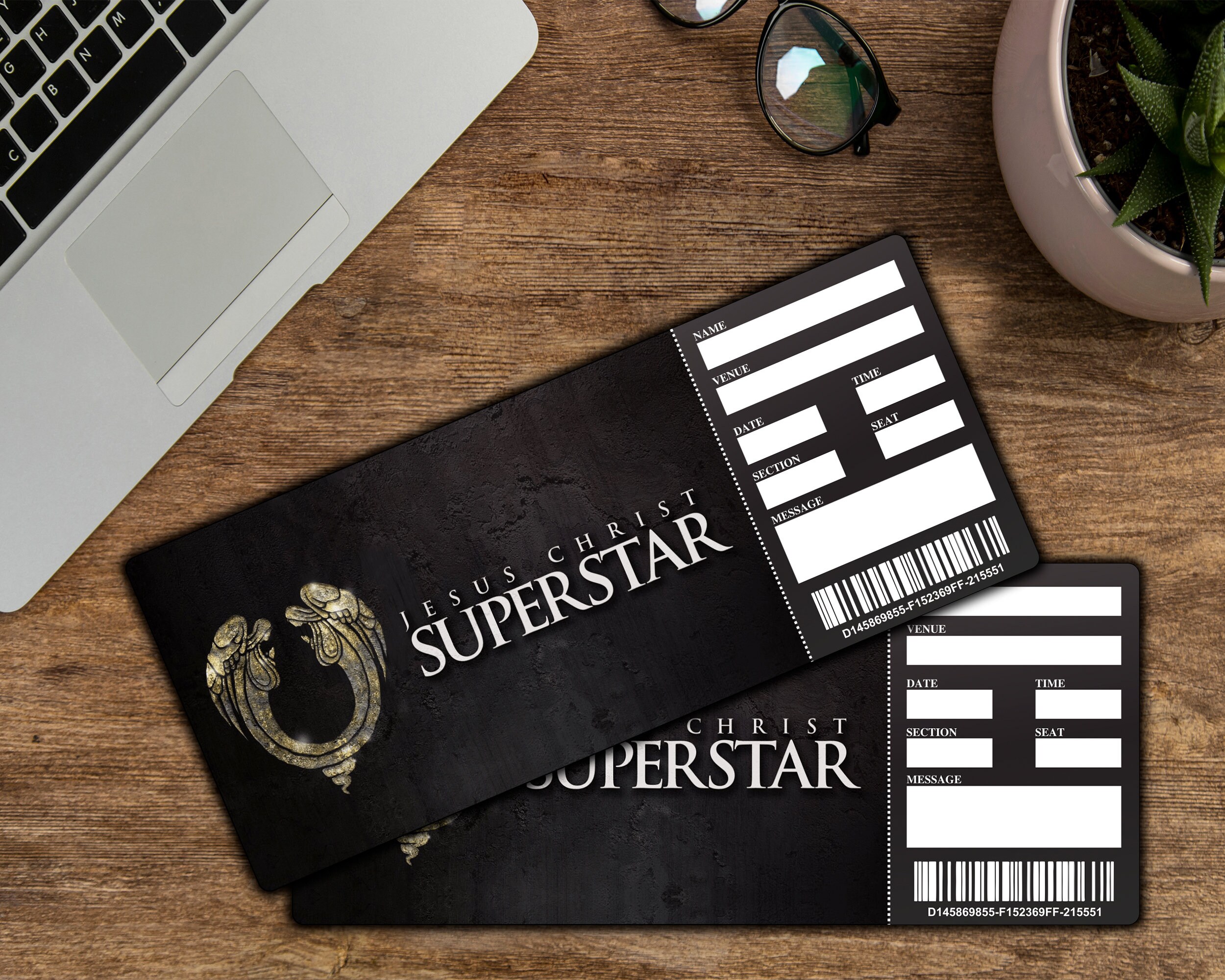Printable JESUS CHRIST SUPERSTAR Broadway Surprise Ticket. - Etsy
