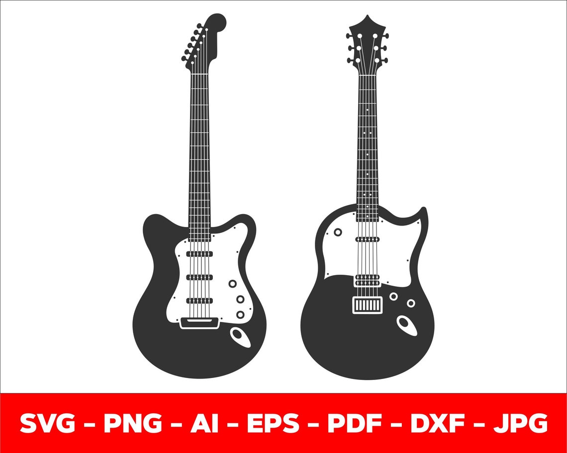 Guitar SVG / Guitar Note Svg /guitar Bundle Svg/ Cut Files / - Etsy