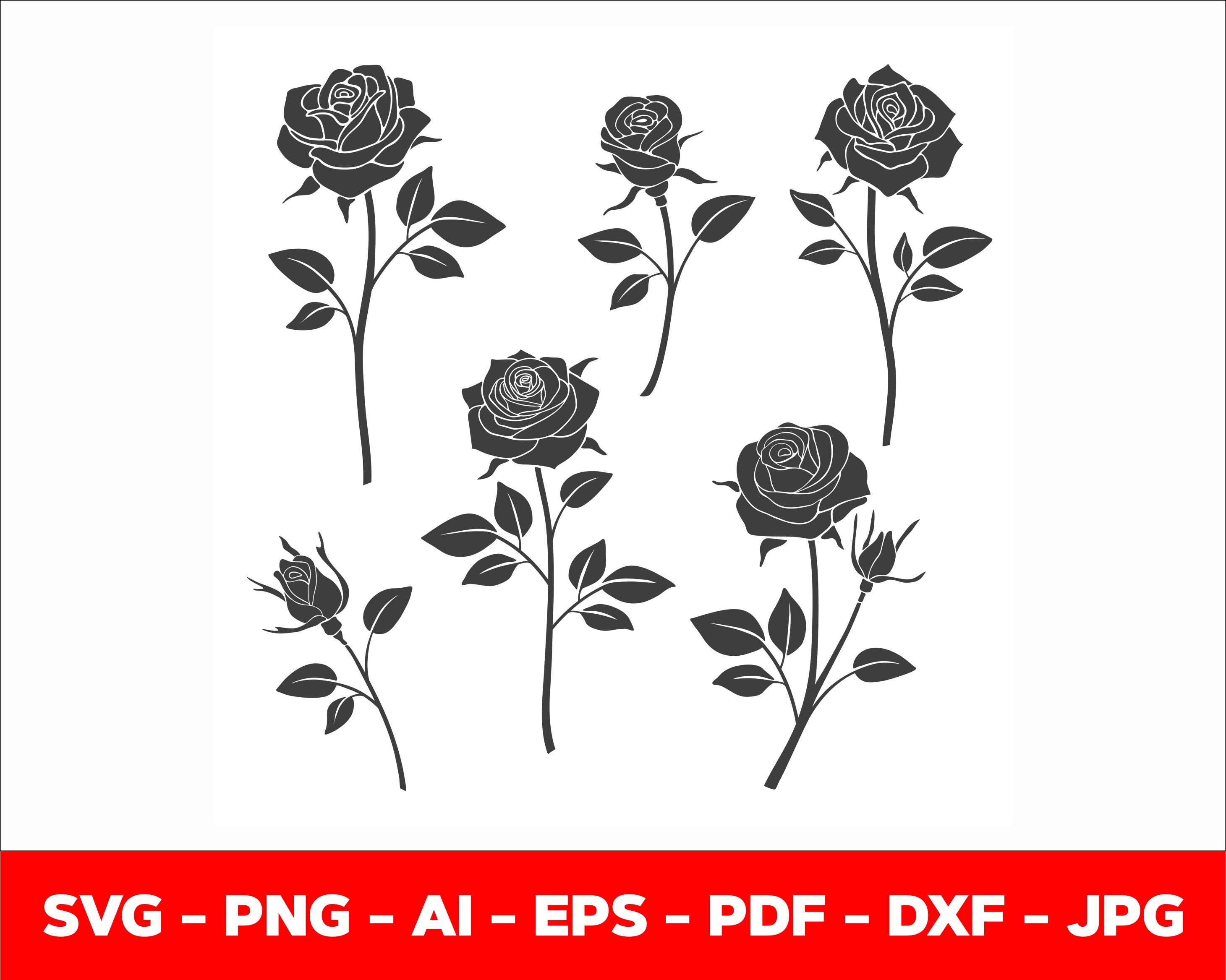 Wildflower Svg Bundle Flower Svg Floral Svg Bundle Wildflower Etsy