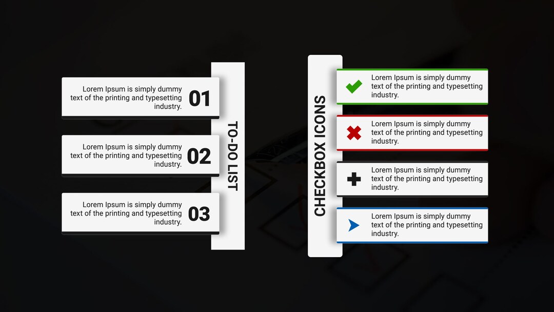 Minimalistic Text Blocks With Checkbox Icon Mogrt Template - Etsy
