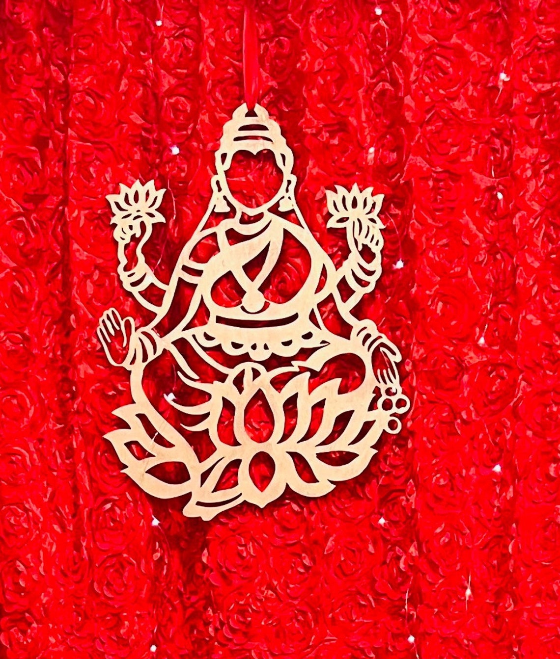 Lakshmi Cutout SVG - Etsy