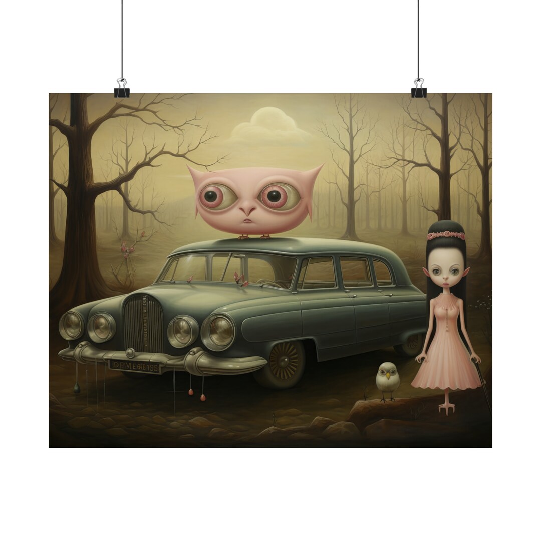 Enchanted Journey: Whimsical Realism Matte Horizontal Poster - Etsy
