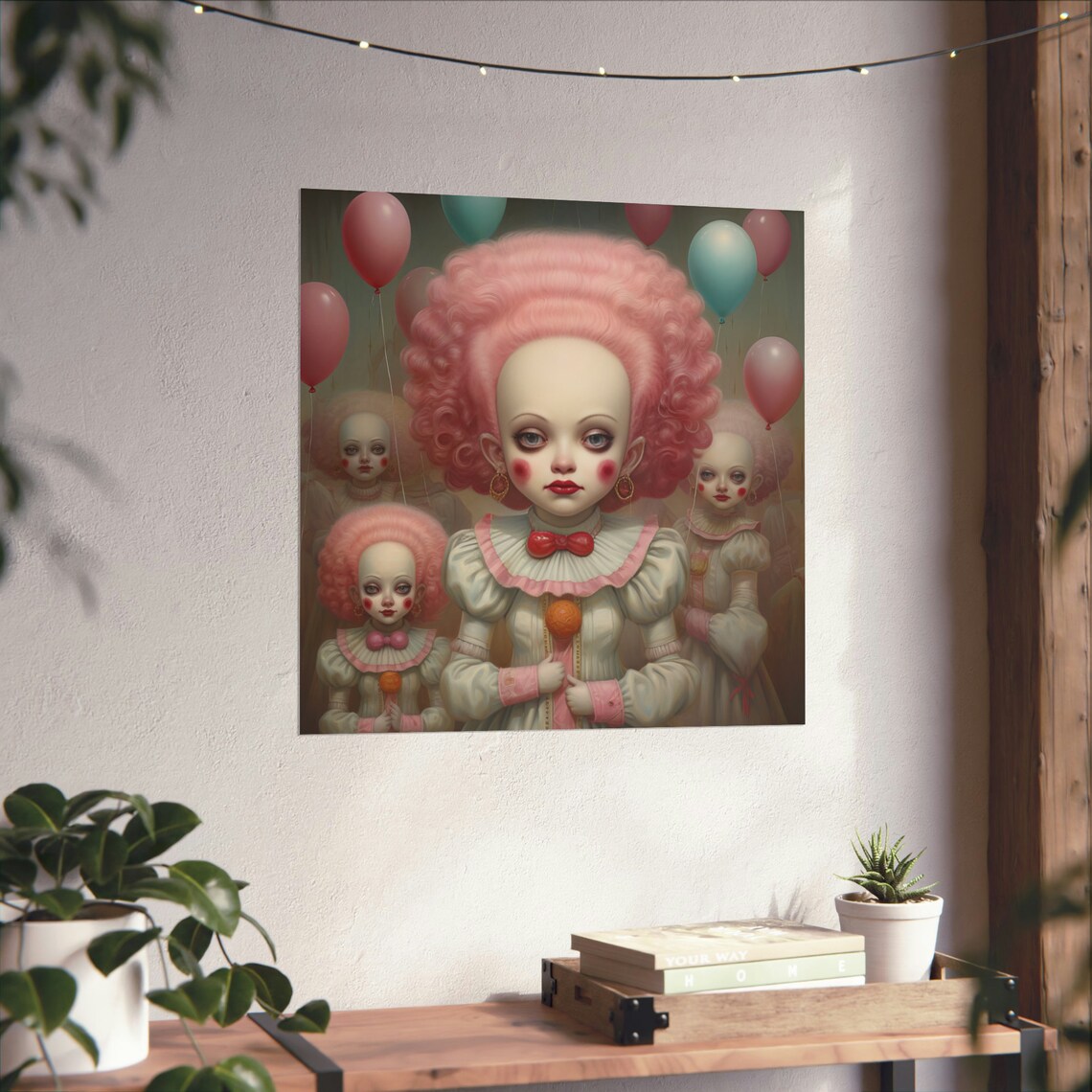 Clown Sisters of the Fantastical Realm Matte Poster - Etsy