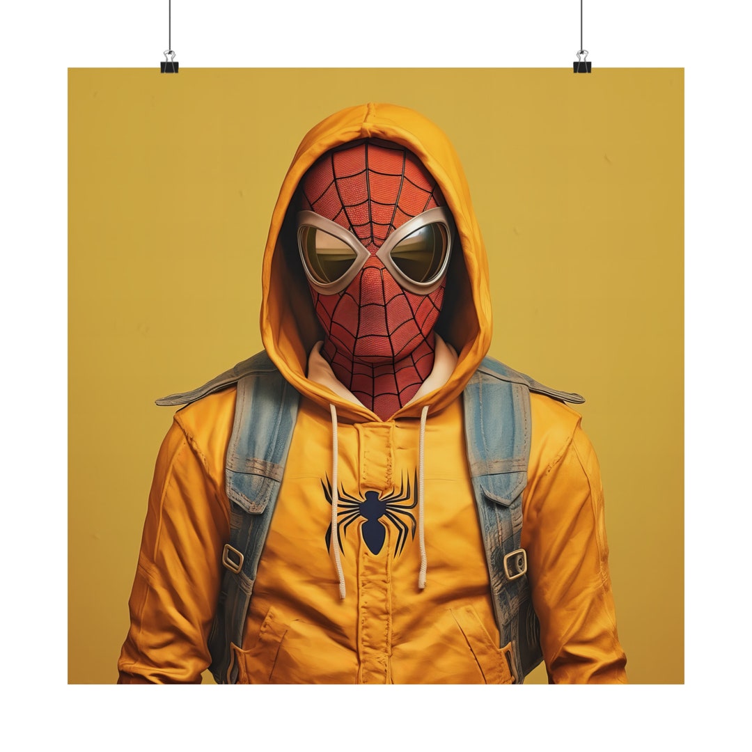 Yellow Jacket and Backpack Matte Poster - Etsy