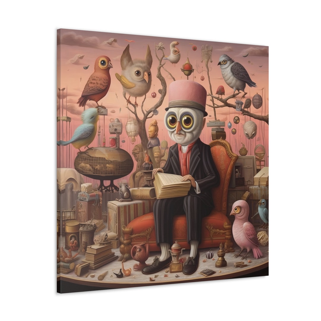 These Damn Birds Canvas Wall Art Print - Etsy