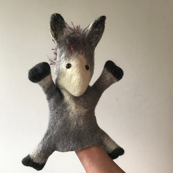 Donkey Hand Puppet - Etsy