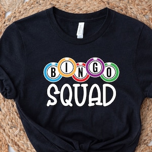 Bingo Squad Shirt, Bingo Player Shirt, Game Day Shirt, Bingo Game Lover ...