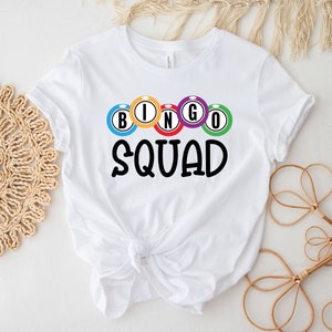 Bingo Squad Shirt, Bingo Player Shirt, Game Day Shirt, Bingo Game Lover ...