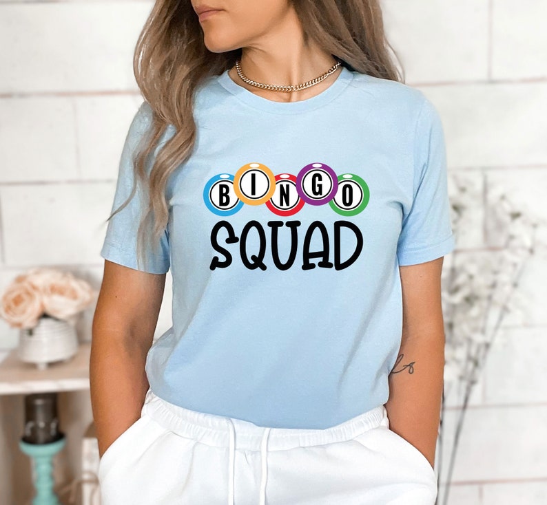 Bingo Squad Shirt, Bingo Player Shirt, Game Day Shirt, Bingo Game Lover ...