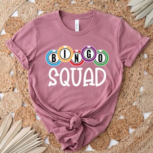 Bingo Squad Shirt, Bingo Player Shirt, Game Day Shirt, Bingo Game Lover ...