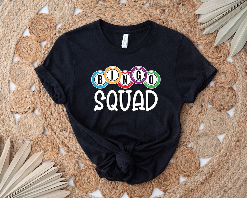Bingo Squad Shirt, Bingo Player Shirt, Game Day Shirt, Bingo Game Lover ...