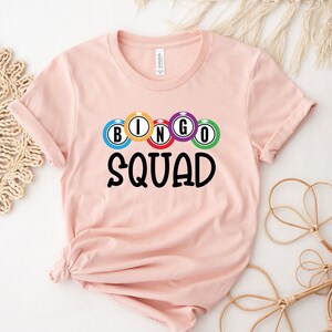Bingo Squad Shirt, Bingo Player Shirt, Game Day Shirt, Bingo Game Lover ...