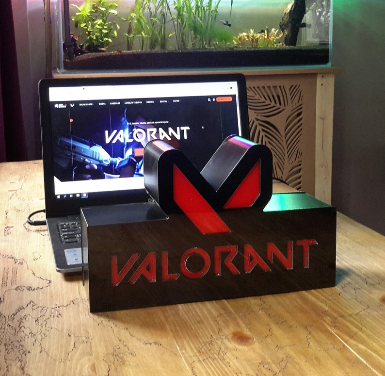 Led Valorant Sign Valorant Led Lamp Gaming Night Light Gift for ...